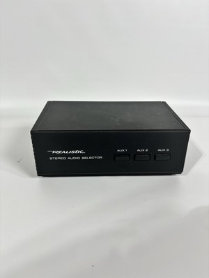 VINTAGE Radio Shack Realistic Stereo Audio Selector Cat No 42-2110 | eBay
