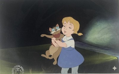 Disney The Rescuers 1977 Original Production Animation Cel Penny and ...