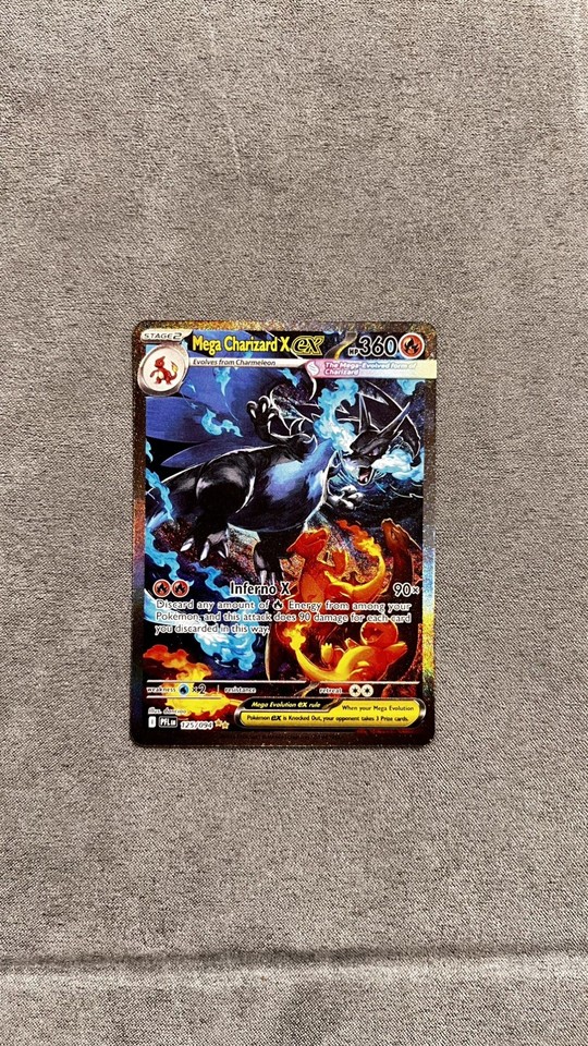 Mega Charizard X ex SIR 125/094 Pokémon Phantasmal Flames PSA 10 ...
