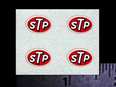 STP - Set of 4 Original Vintage Racing Toy Model Water Slide Decals - 1 ...