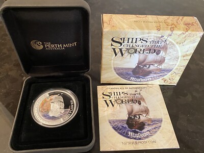 SHIPS CHANGED THE WORLD MAYFLOWER 1OZ SILVER PROOF COIN - NEW | eBay