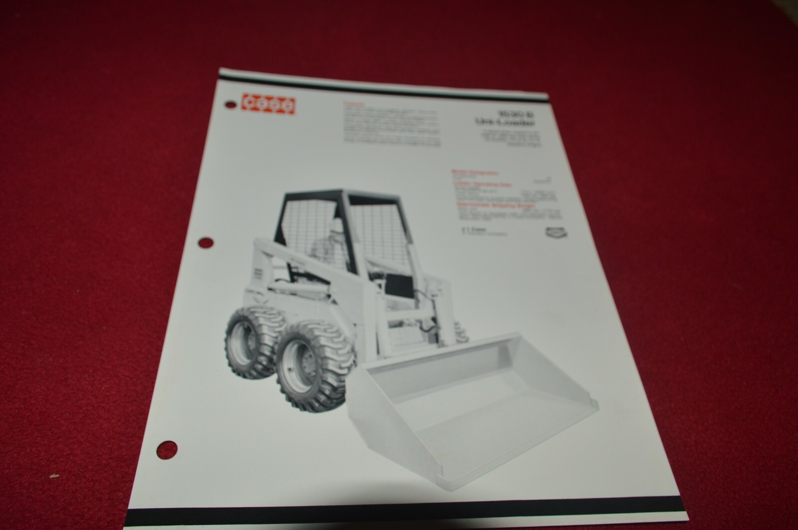 Case Tractor 1530B Skid Steer Loader Dealer's Brochure MFPA | eBay