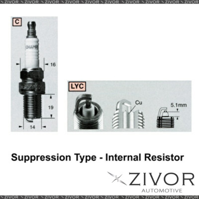 New Promising Quality Champion Spark Plug For JEEP -MPN RC12LYC | eBay ...