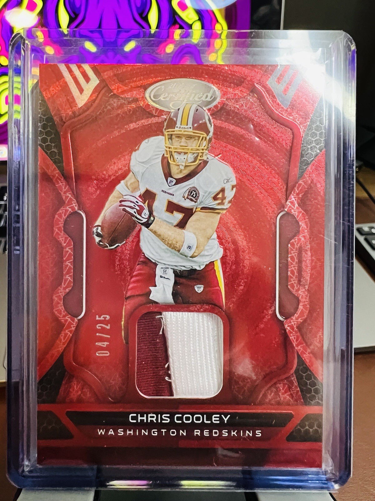 Chris Cooley 2022 Panini Certified Red Mirror Sketch Patch /25!! Redskins | eBay