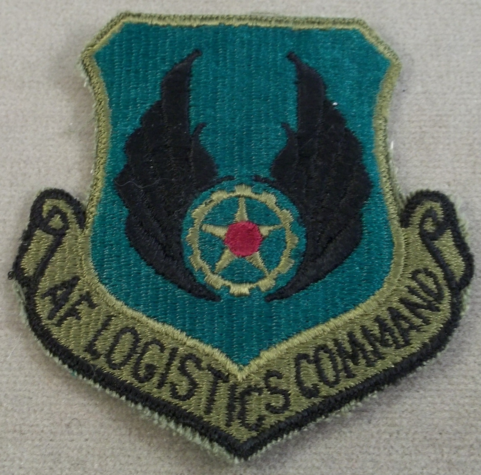 US Air Force Logistics Command Subdued Cut Edge Patch Wright-Patterson ...