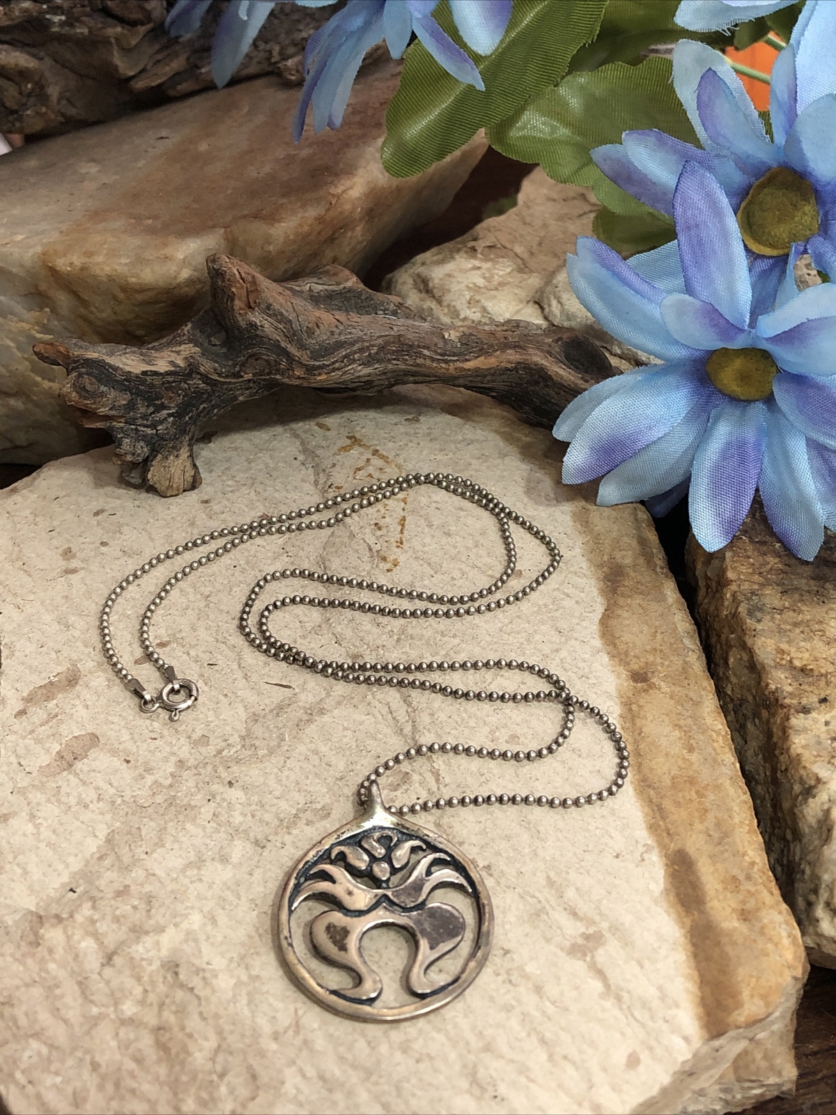 K Robin Designs 925 Sterling Kali Ma Goddess Open Work Pendant Necklace ...