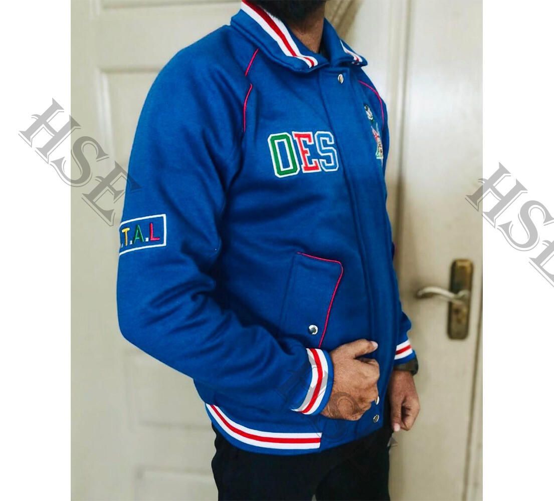 Varsity jackets,OES Jackets,Masonic latter Women Jacket OES ROYAL BLUE ...