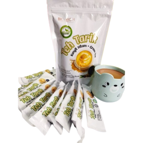 10 Sachets - Black Tumeric Pull Tea (Teh Tarik) Enhancement For Men and ...