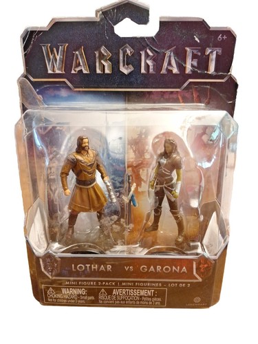 NEW World of Warcraft Mini Figures-2 Pack Lothar vs Garona Movie 4 the ...