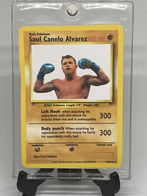 Canelo Alvarez Pokémon Card Boxing Mexico | eBay
