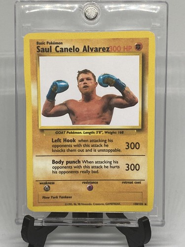 Canelo Alvarez Pokémon Card Boxing Mexico | eBay