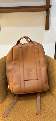 Monos Vegan Leather Metro Backpack in Saddle Tan | eBay