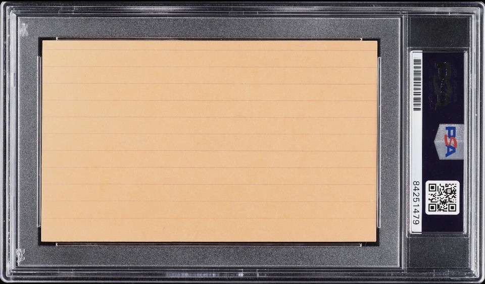 Gerald Ford Signed Autographed Index Card AUTO PSA/DNA AUTH 38th ...