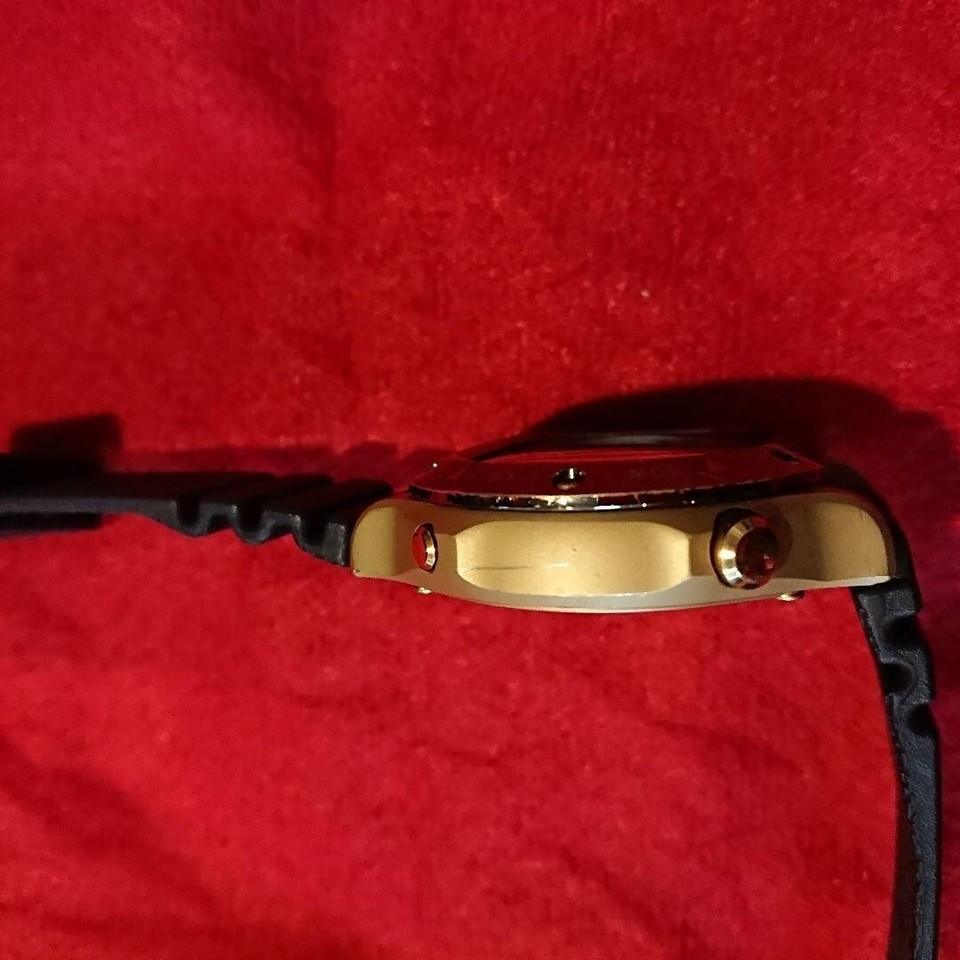 SEIKO SCUBA MASTER Air Diver's M725-5A00 Gold Black Men's Watch | eBay