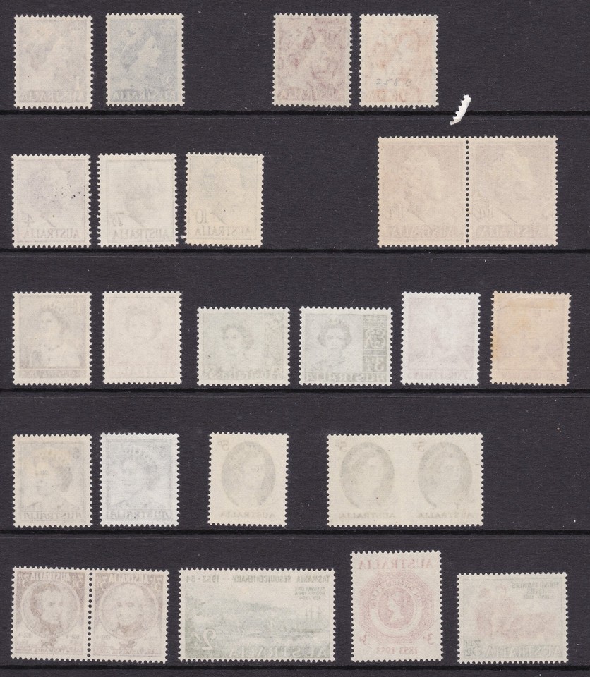 1953-65, Collection of 25 QE2/Tasmania Definitive stamp sets, Very Fine ...