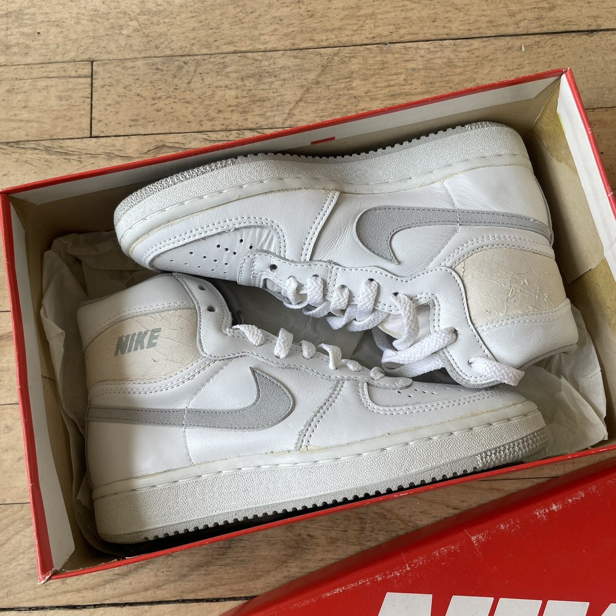 Vintage 1985 Nike Sky Force High Brand New, RARE Sz 2.5 | eBay Vintage 1985 Nike Sky Force High Brand New, RARE Sz 2.5 | eBay