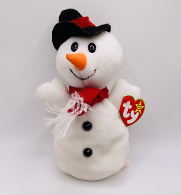 Ty Beanie Baby Snowball Snowman Plush Stuffed Animal Toy 8421042012| eBay