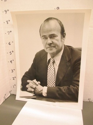 ABC TV studio show promo photo 1970s SANDER VANOCUR news 20/20 reporter ...