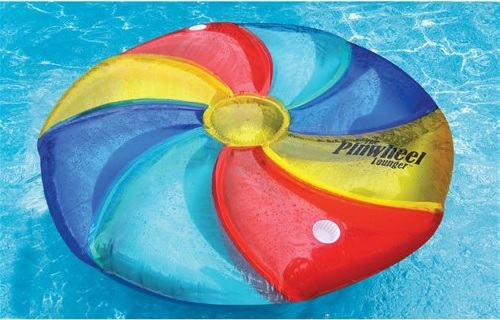 Pinwheel Lounger Giant Pool Float Inflatable Party Beach Swimline 90505 ...