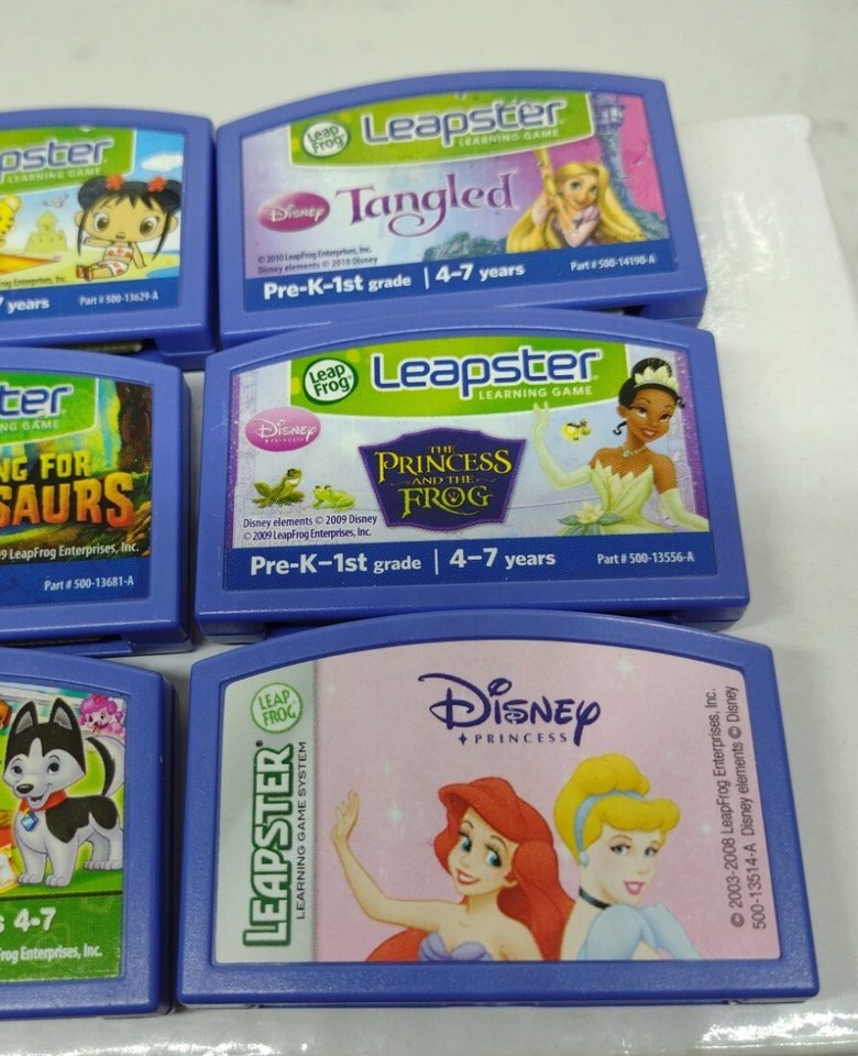 Leap frog Leapster game lot ni hao kai-lan Nemo Tangled Princess FREE ...