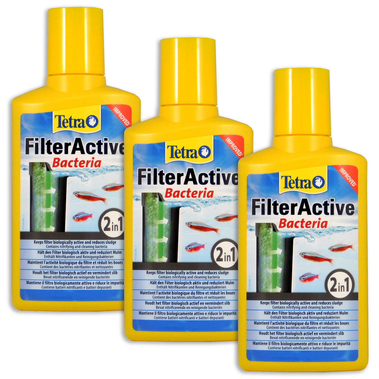 TETRA FILTER ACTIVE LIVE BACTERIA TROPICAL FRESHWATER FISH TANK ...