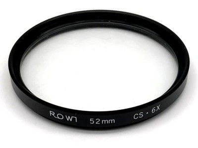 Rowi Close-Up CS 6X Close-Up Lens Filter 52Mm Circular Filter Thread ...