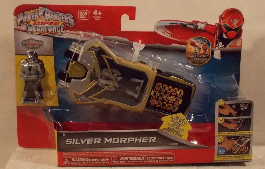 Power Rangers Super Megaforce Silver Ranger Morpher Toy