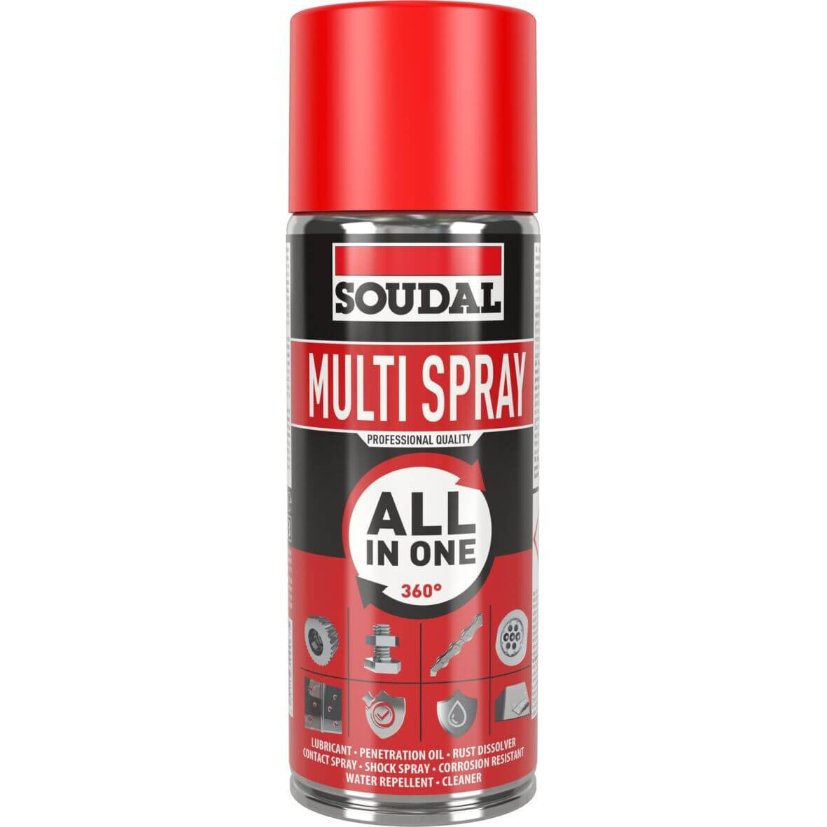 Soudal Multi Spray 400 Mm Spray Universel Nettoyant Dégraissant ...