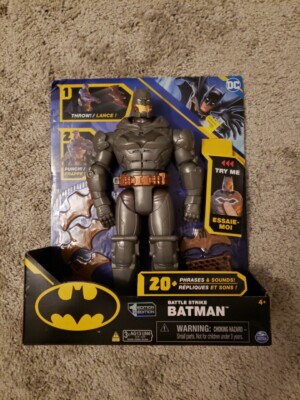 First Edition DC Comics Batman Talking Action Figure Deluxe 20 Phrases ...