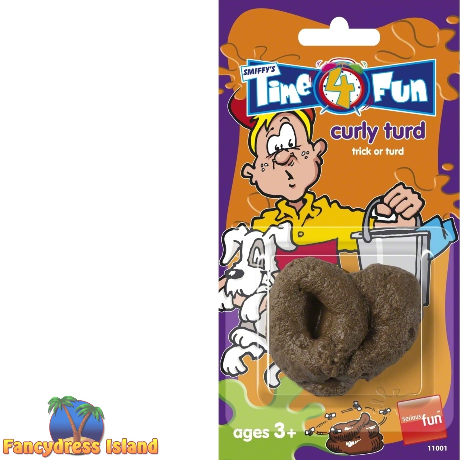 Curly Turd Time 4 Fun Fancy Dress Accessories Costume for sale online ...
