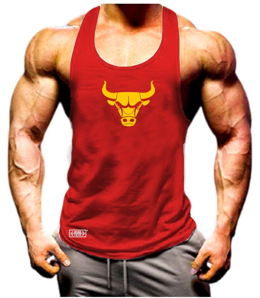 Bull Vest Gym Clothing Bodybuilding Training Workout Exercise Fitness ...