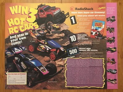 1996 RadioShack Remote Control Cars/Trucks Print Ad/Poster Road Phantom ...