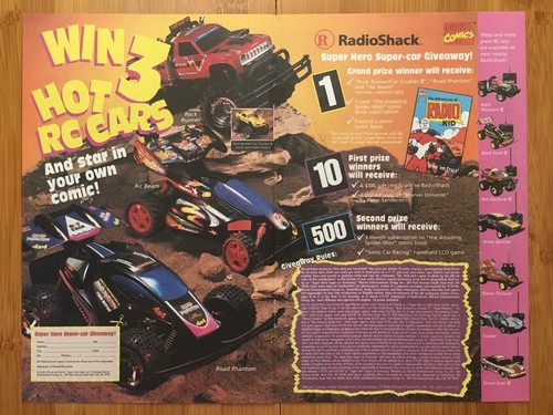 1996 RadioShack Remote Control Cars/Trucks Print Ad/Poster Road Phantom ...