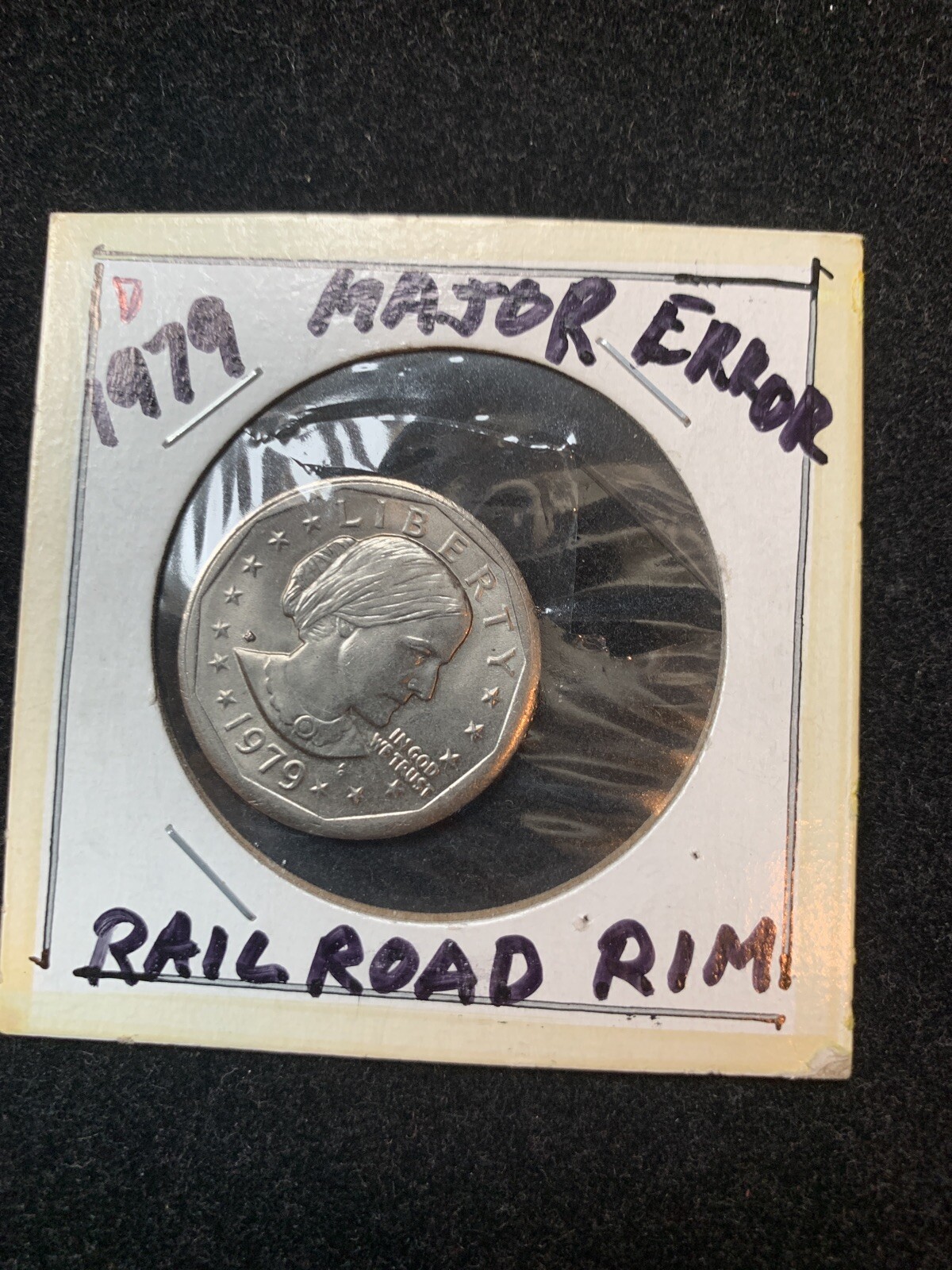 Very rare 1979 S SUSAN B ANTHONY $1 DOLLAR COIN Railroad Rim edge | eBay