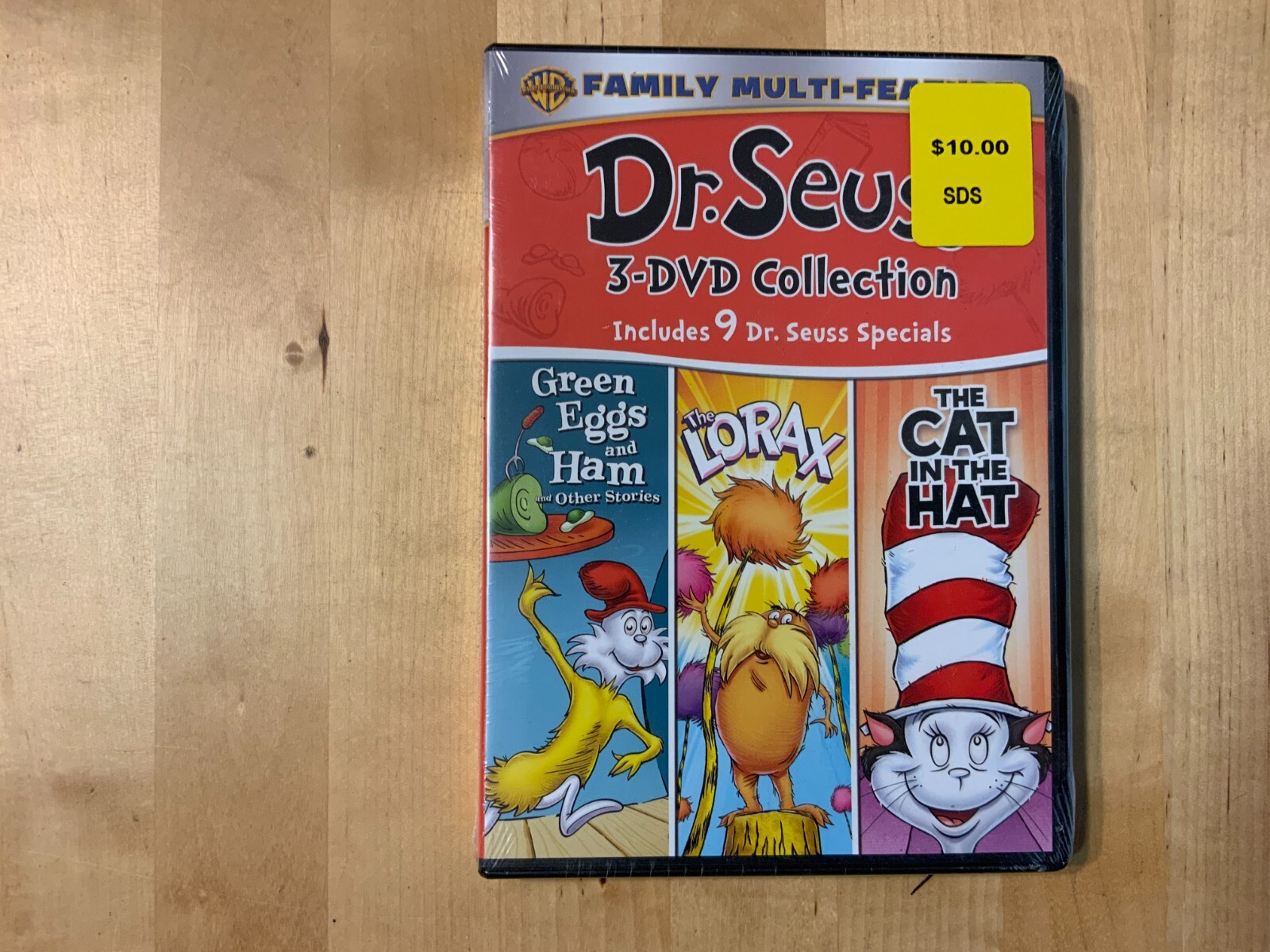Dr Seuss-3 DVD Collection-Green Eggs and Ham/Lorax/The Cat in the Hat ...