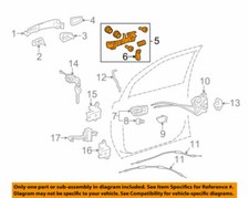 69201-0k010 Toyota Frame Sub-assy Front Door Outside Handle RH ...