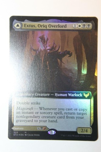MTG Extus Oriq Overlord x1-Foil Borderless-Strixhaven: School of Mages ...