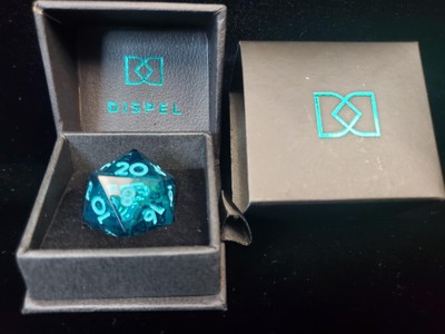 Dispel Dice x Free RPG Day 2025 Deep Sea D20 blue exclusive limited ...