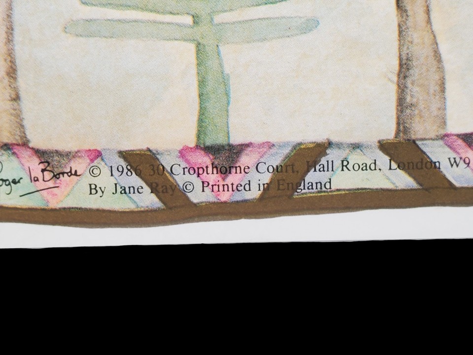 (9) 1986 Roger La Borde Blank Cards Art By Jane Ray W/ Envelopes Made ...