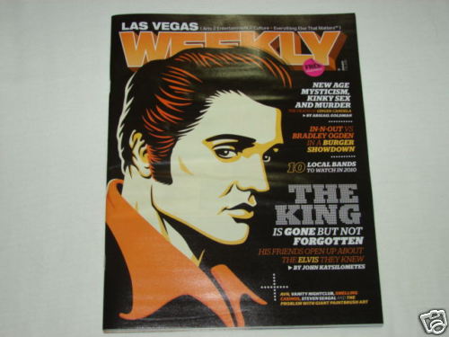 Las Vegas Weekly Magazine Special Elvis Presley 75th B-Day Issue RARE ...