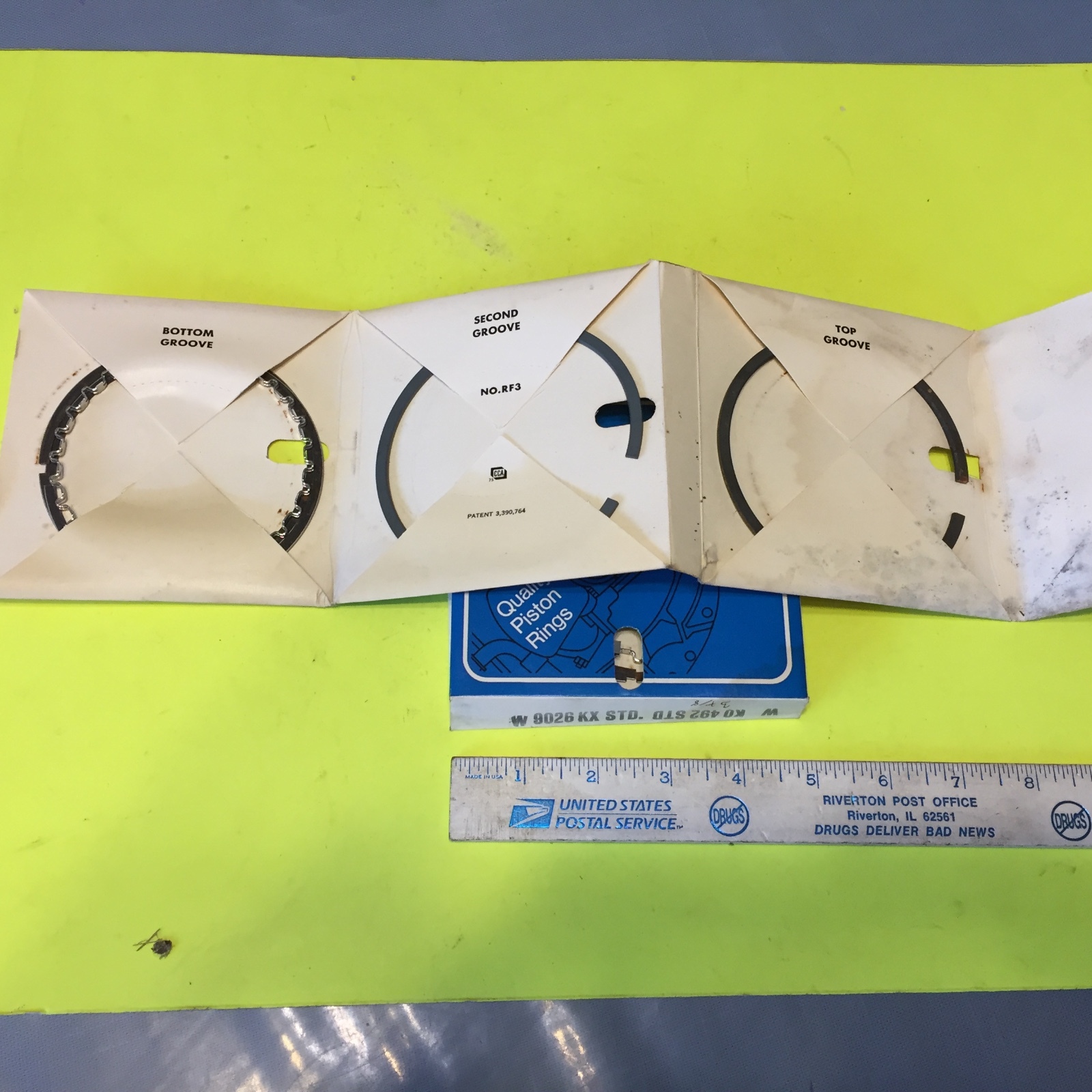 Studebaker, other, piston rings, 3 7/8, STD, 2 piston sets. Item: 6376 ...
