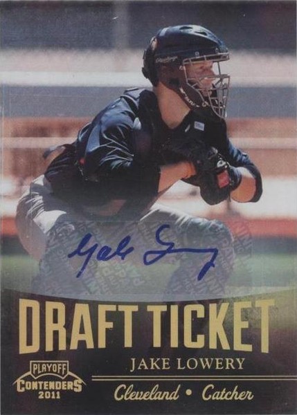 2011 Playoff Contenders - Draft Tickets Signatures #DT29 Jake Lowery ...