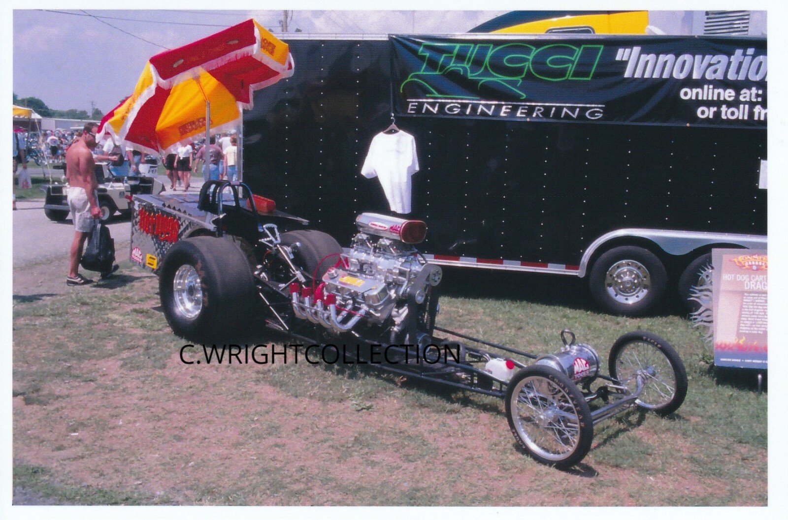 Vintage Drag Racing-"Hot Dog Cart" Dragster-Jesse James' Monster Garage ...