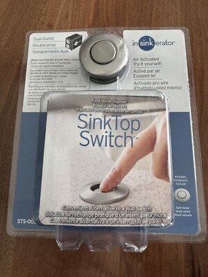 insinkerator Dual Outlet Sink Top Switch STS-00SN New In Packaging ...