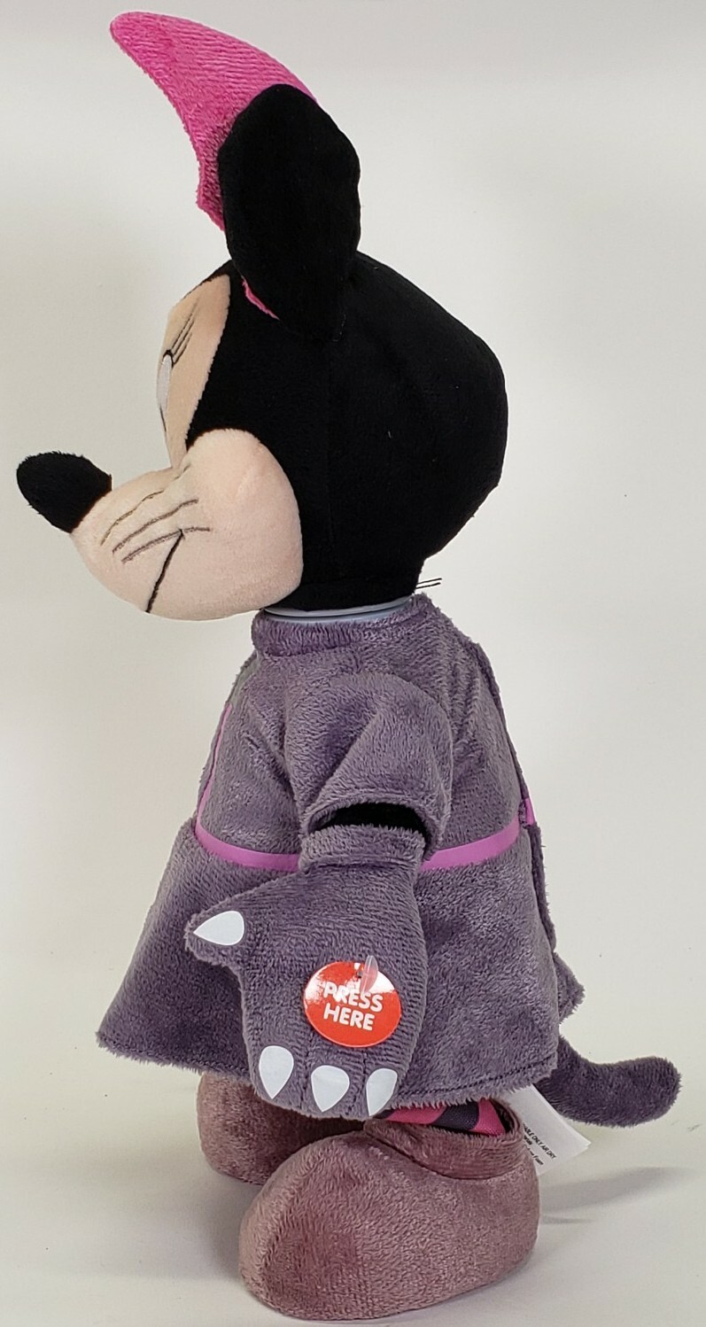 New Just Play Disney Halloween 13" Spooky Dance Minnie Mouse Werewolf ...