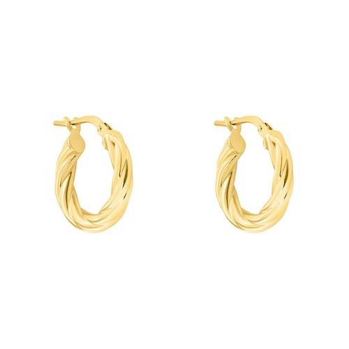 Womens Earrings STROILI 1418288 9k Gold Circles | eBay Australia