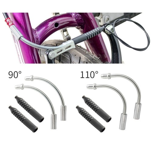 V Brake Elbow Brake Elbow Set 56MMx61MM Aluminum Silver V Brake Elbow ...