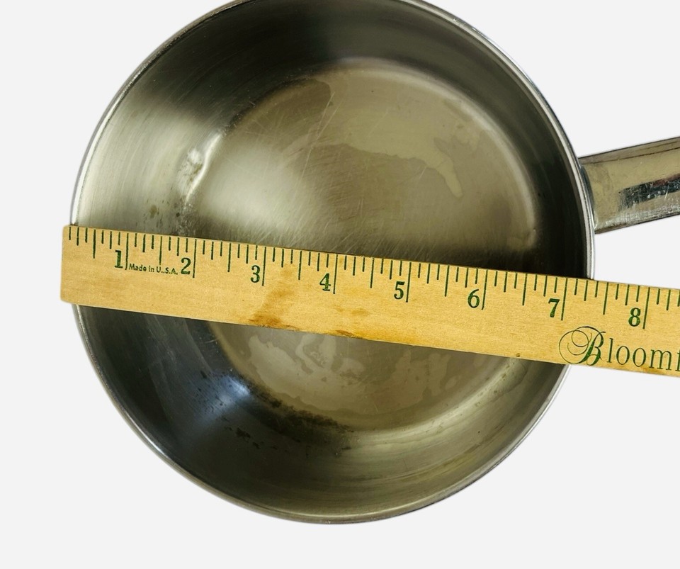 ESTIA Vulcano 2 Qt And 3 Qt Saucepans & Lids Copper Tri-Ply Bottom 4 ...