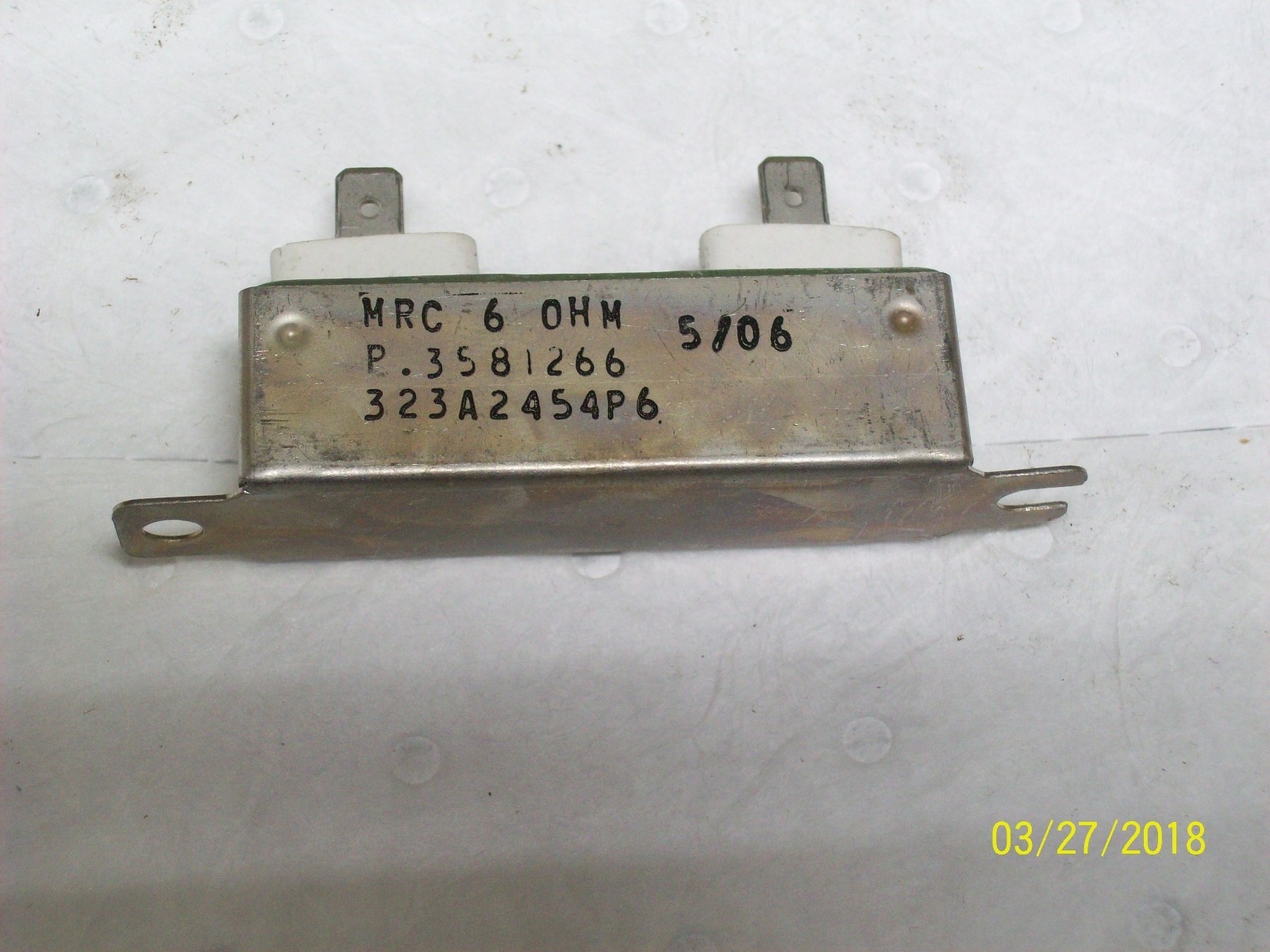 NEW MRC RESISTOR 6 OHM , P.3581266 | eBay