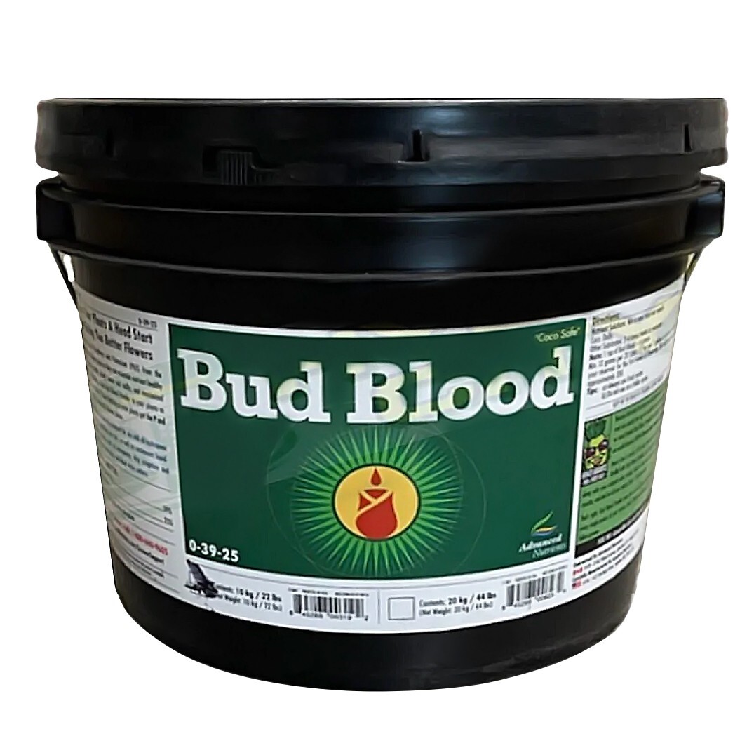 BUD BLOOD POWDER 0-39-25 10kg 22lbs ADVANCED NUTRIENTS FLOWER BLOOM ...